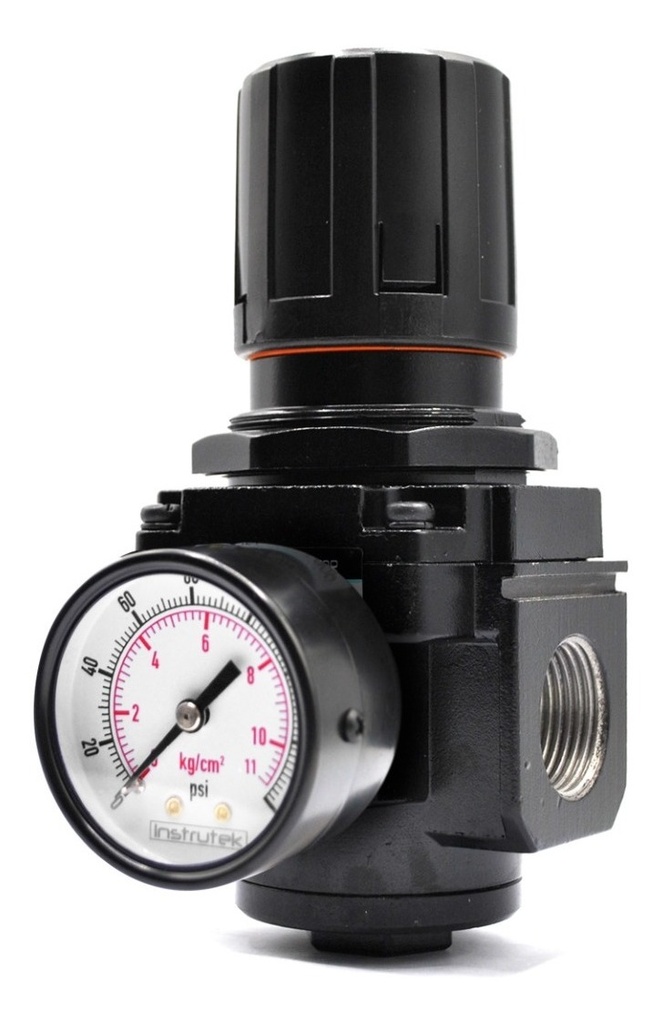 Regulador De Presión Neumático 3/4 120 Psi Con Manómetro | Instrutek